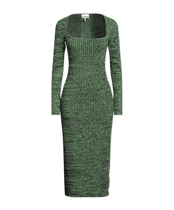 GANNI Two-tone Designed Dress