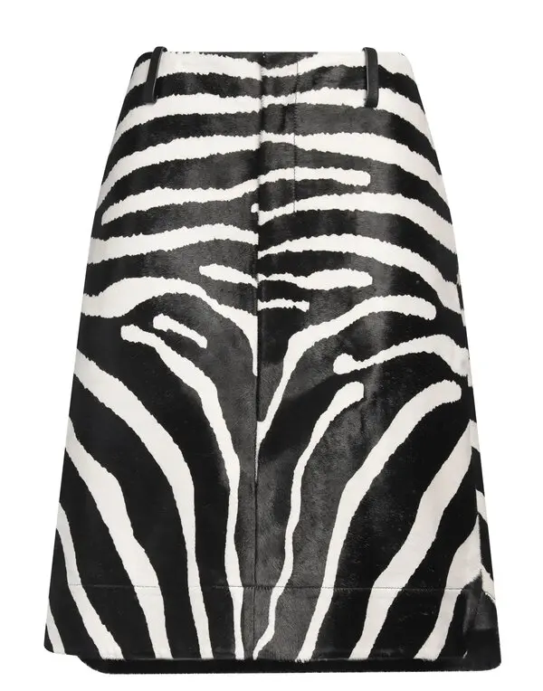 Jacquemus Zebra-print Umbrella Skirt