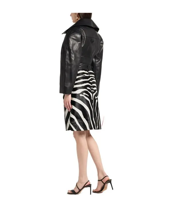 Jacquemus Zebra-print Umbrella Skirt