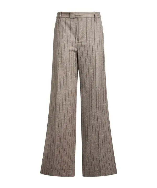 Brunello Cucinelli Oversized Striped Tailored Trousers