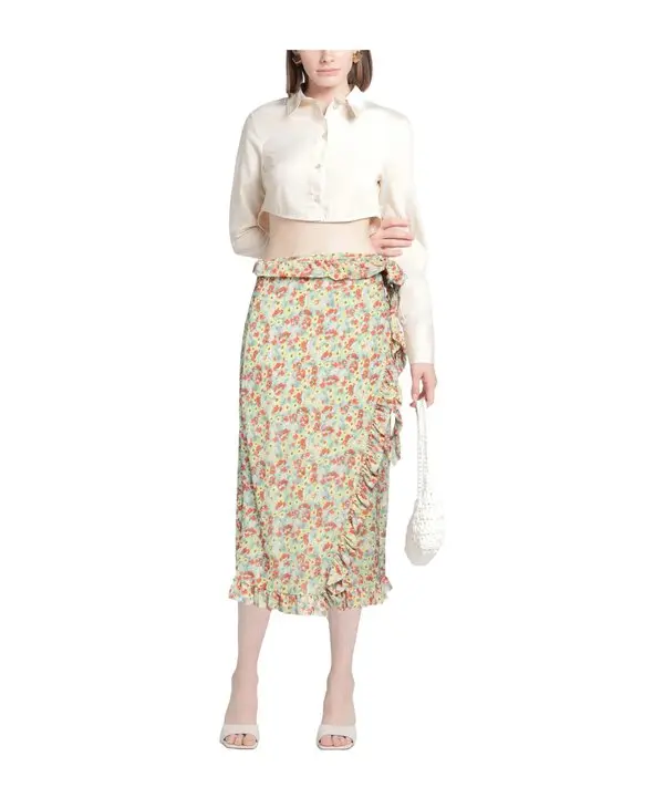 GANNI Floral Tulle Skirt