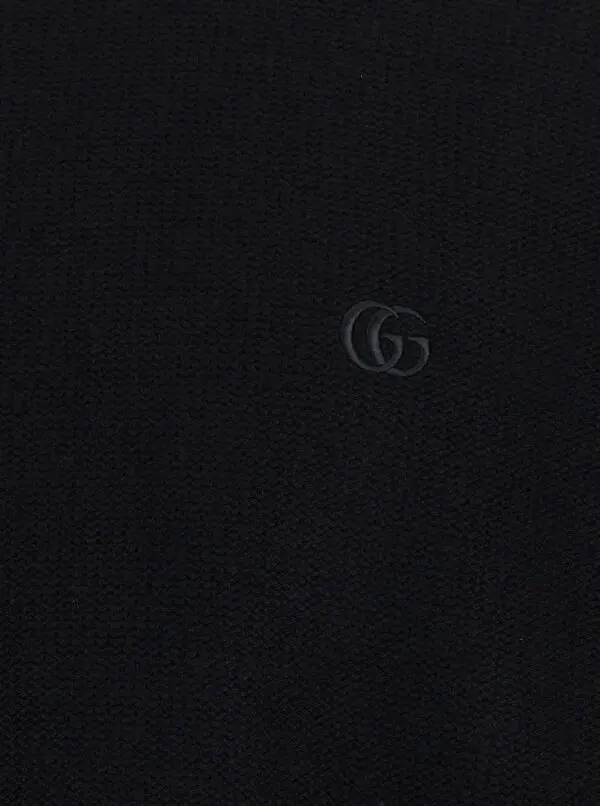 Gucci Logo Embroidered Knitted Jumper