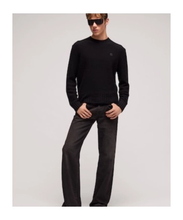 Gucci Logo Embroidered Knitted Jumper