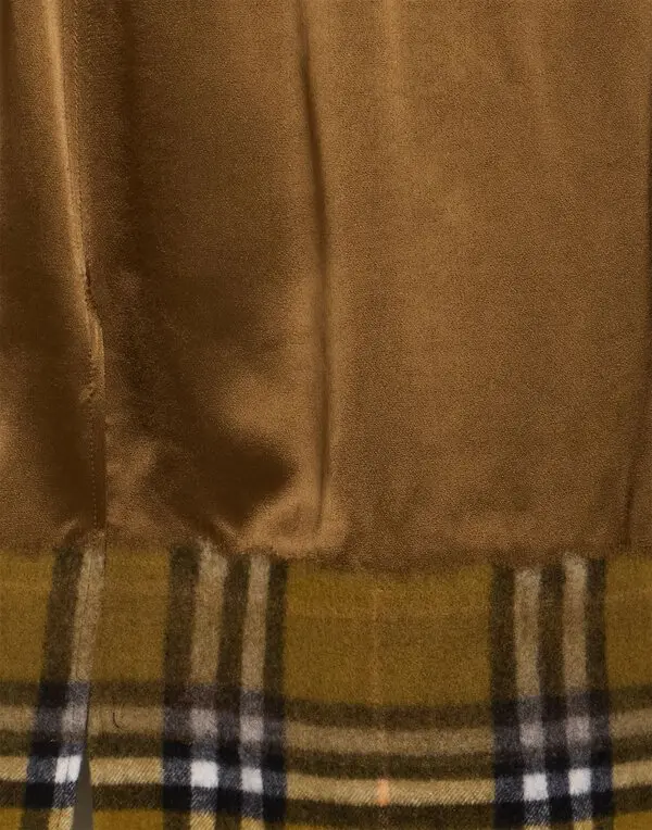 Burberry Multicolored Satin Midi Skirt
