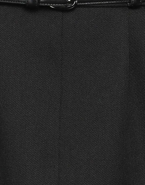 Saint Laurent Minimal Solidcolor Aline Skirt