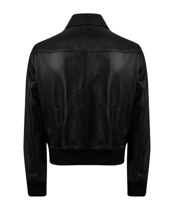 Ralph Lauren Collared Leather Jacket