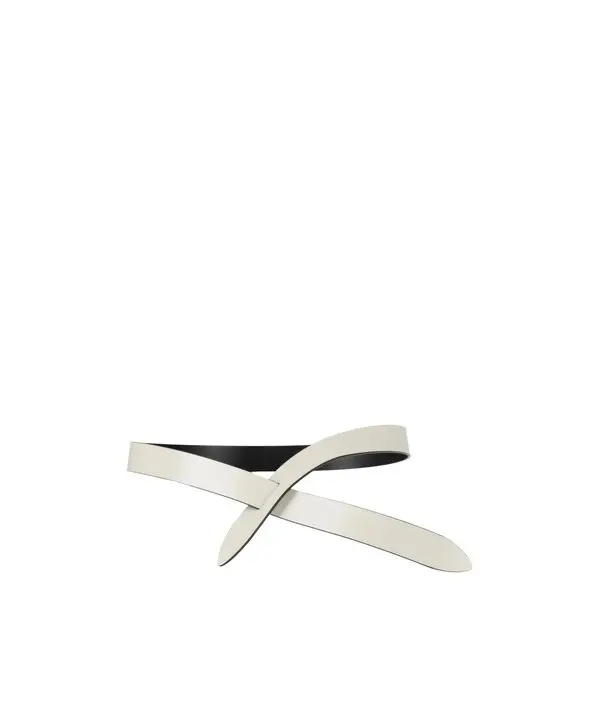 Isabel Marant Étoile Minimalist Solid-color Leather Belt - Camel