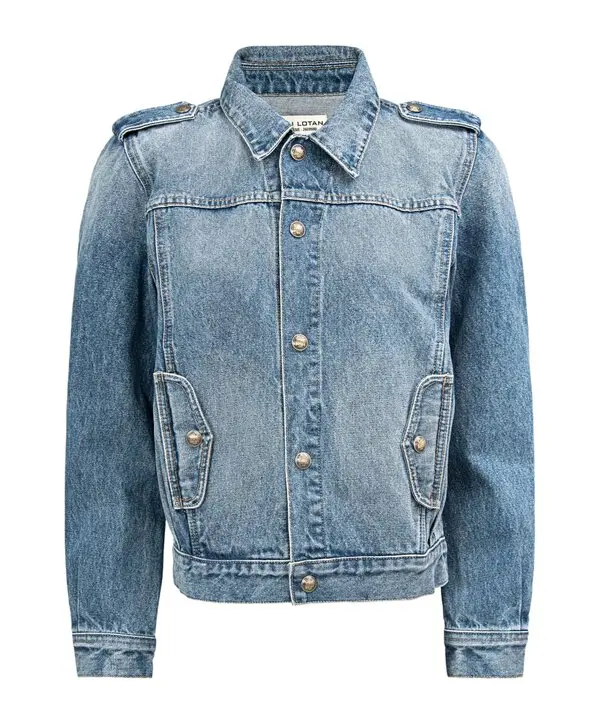 NILI LOTAN Long-sleeve Denim Jacket