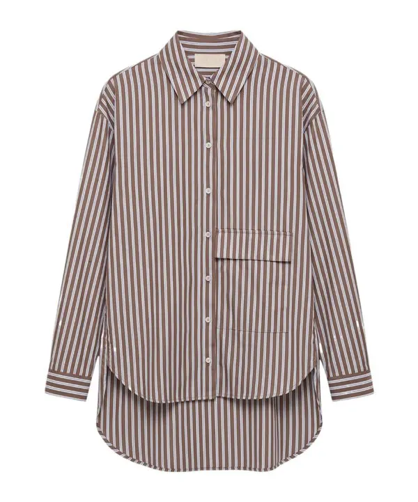 IBLUES Striped Long-sleeve Shirt