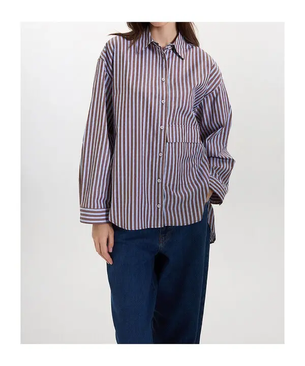 IBLUES Striped Long-sleeve Shirt