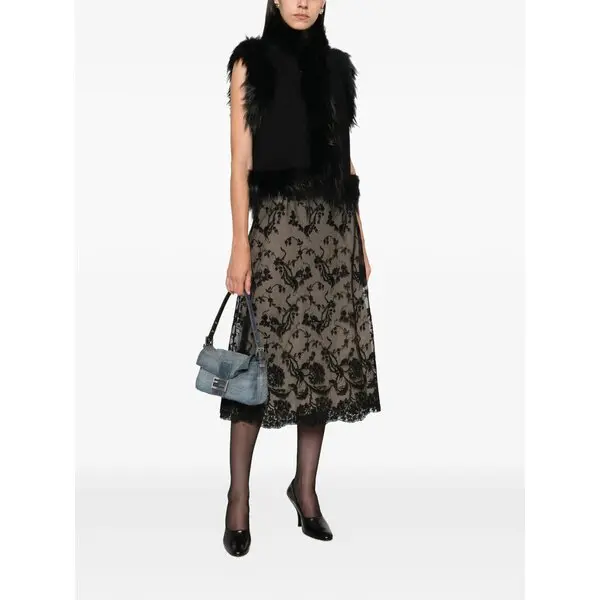 Fendi Wool And Fox Fur Gilet