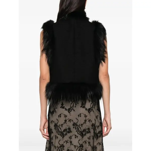 Fendi Wool And Fox Fur Gilet