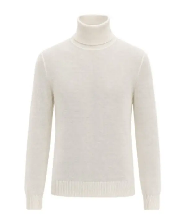 ROBERTO COLLINA Long-sleeve Knit Top - White