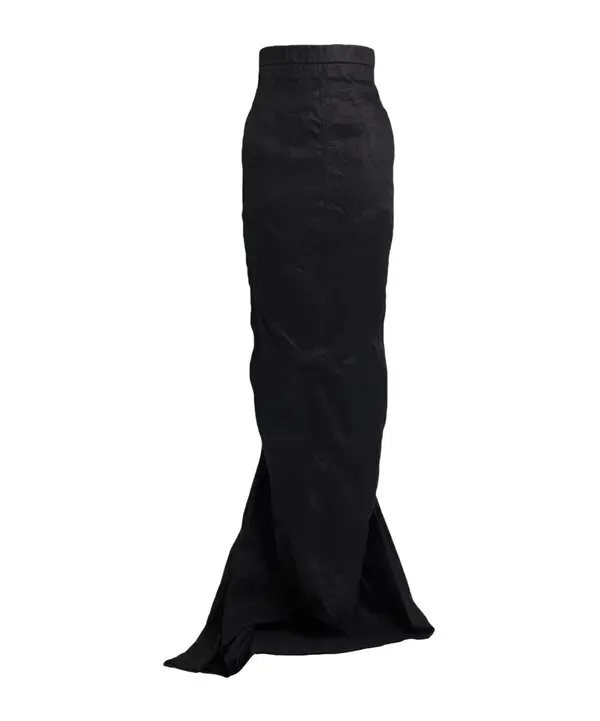 Rick Owens Simple Bias-cut Skirt - Black