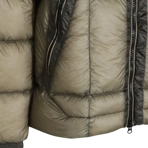 C.P. COMPANY Quilted Hooded Down Jacket