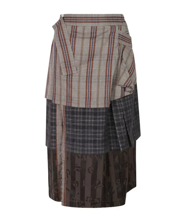 VIVIENNE WESTWOOD Meghan Layered Midi Skirt - No