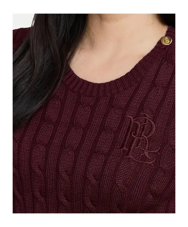 Ralph Lauren Cable Logo Knitted Sweater - No