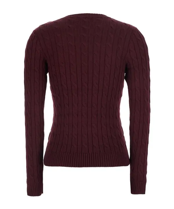 Ralph Lauren Buttoned-shoulder Cable-knit Sweater