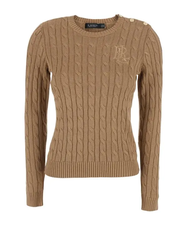 Ralph Lauren Cable Logo Knitted Sweater - No