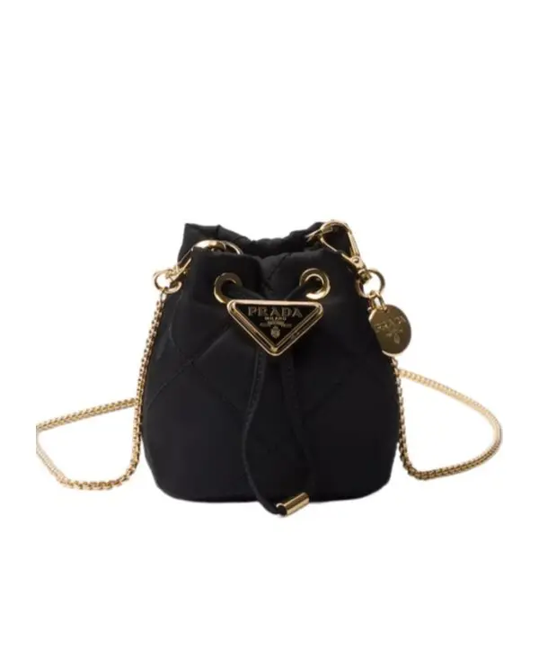 Prada Logo Drawstring Mini Bag