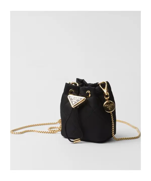 Prada Logo Drawstring Mini Bag