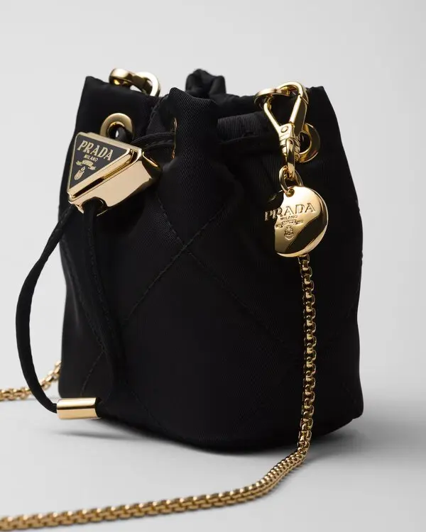 Prada Logo Drawstring Mini Bag