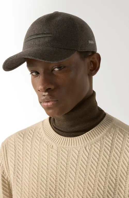 Zegna Cashmere Baseball Cap