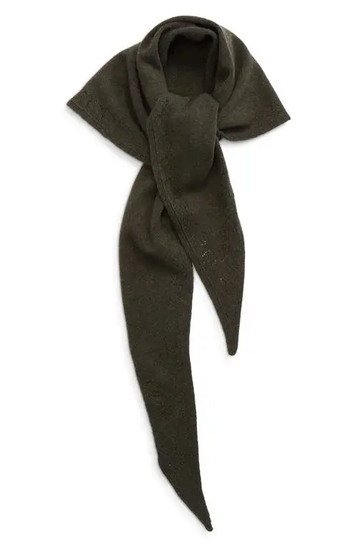 Chloé Iconic Wool Triangle Scarf - Dark Forest