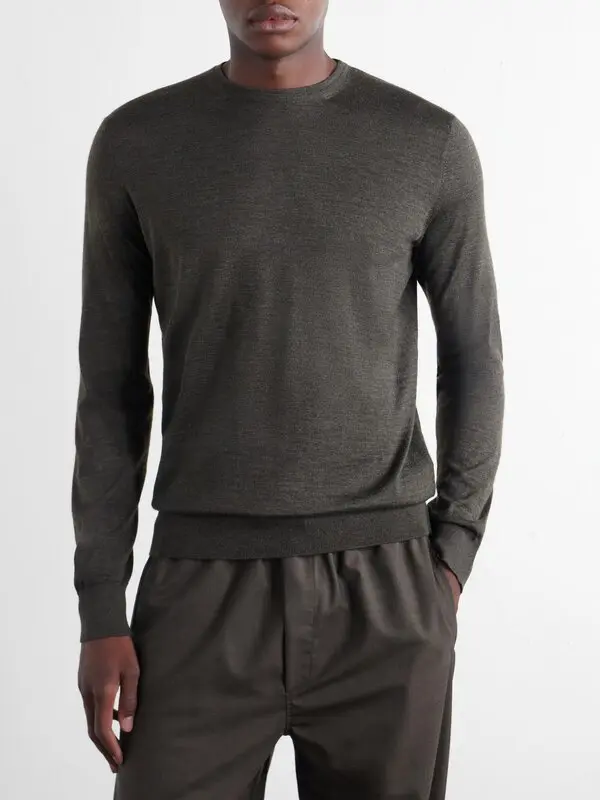 Zegna Cashmere And Silk-blend Sweater