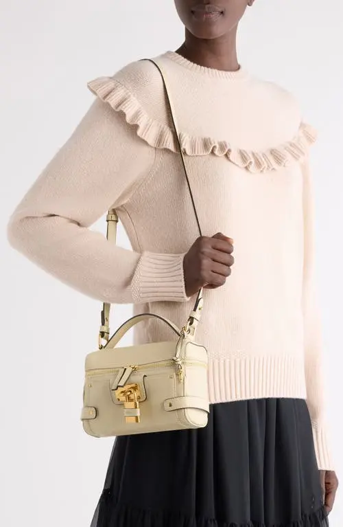 Chloé Small Paddington Leather Crossbody Bag - Cloudy Cream