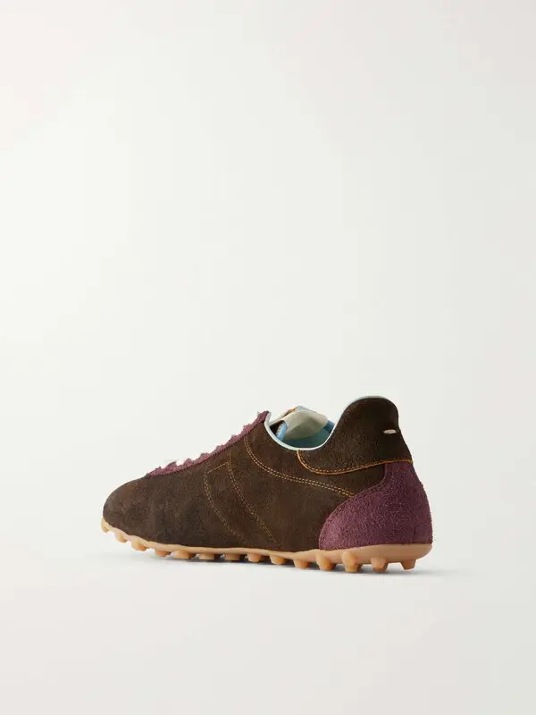 MAISON MARGIELA Sprinters Paneled Suede Sneakers
