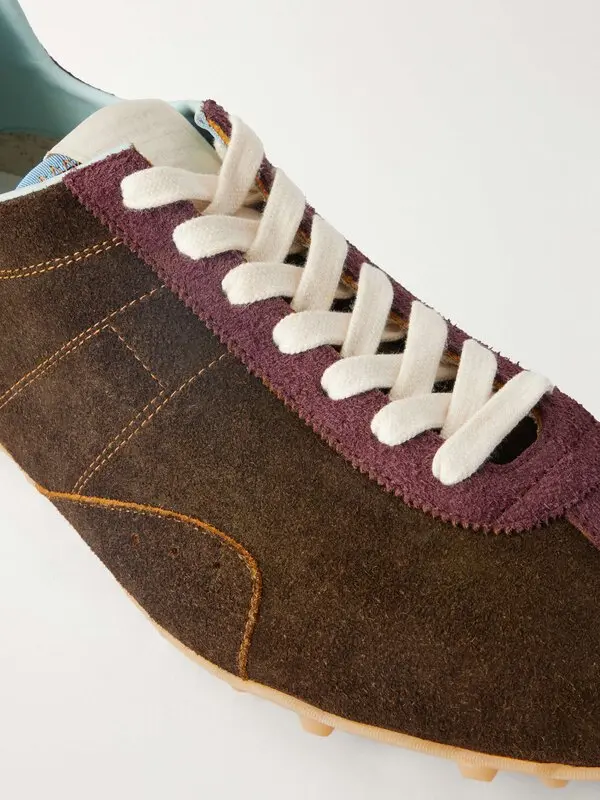 MAISON MARGIELA Sprinters Paneled Suede Sneakers
