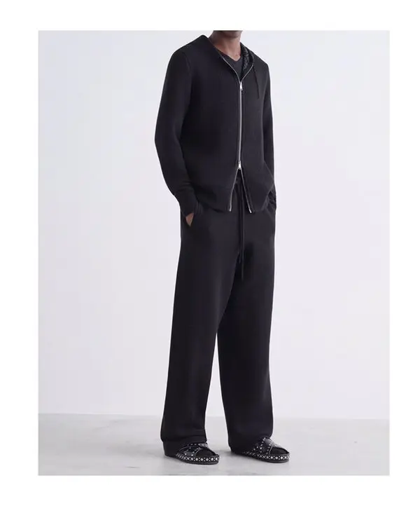 Fendi Zip-up Hooded Sweatshirt - Black
