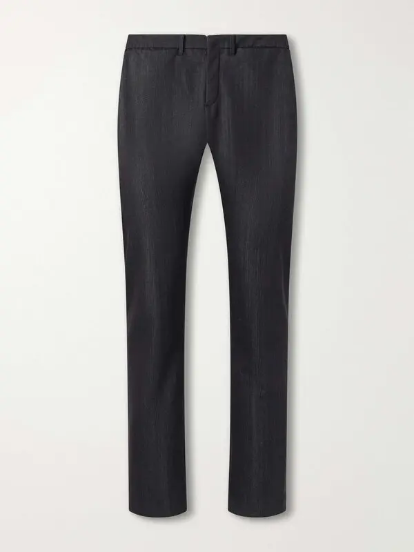 Gucci Slim-leg Cotton-blend Twill Trousers
