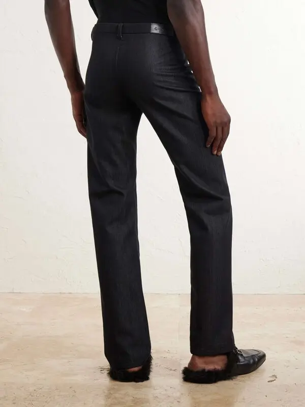 Gucci Slim-leg Cotton-blend Twill Trousers
