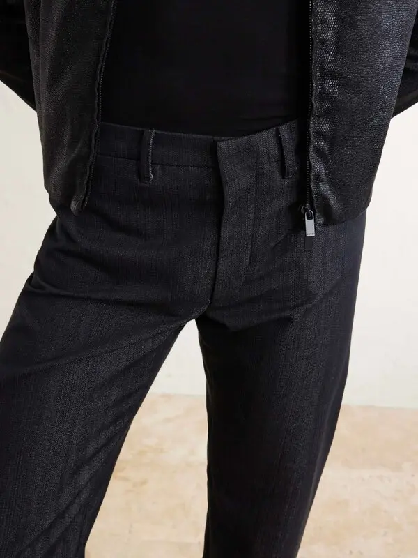Gucci Slim-leg Cotton-blend Twill Trousers