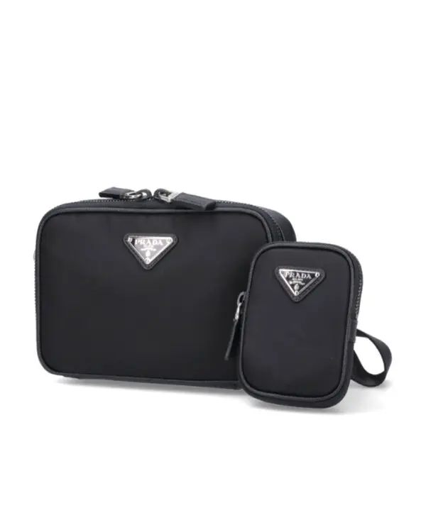 Prada Triangle-logo Brique Messenger Bag