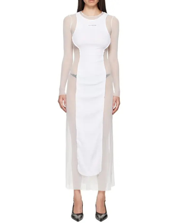 JEAN PAUL GAULTIER Tulle-panelled Dress