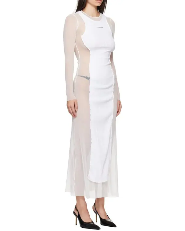 JEAN PAUL GAULTIER Tulle-panelled Dress