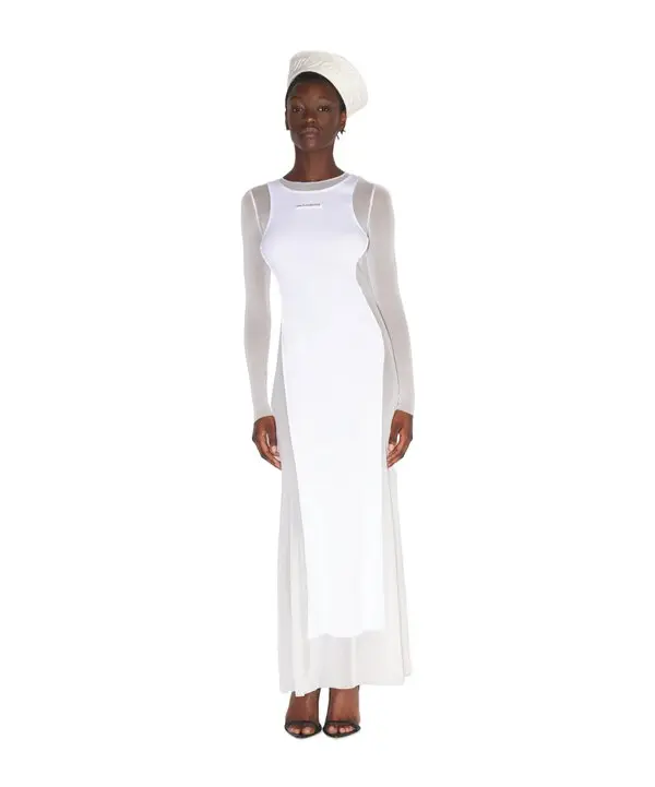 JEAN PAUL GAULTIER Tulle-panelled Dress