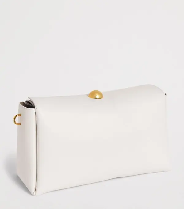 AMI Paris Medium Leather Carousel Shoulder Bag