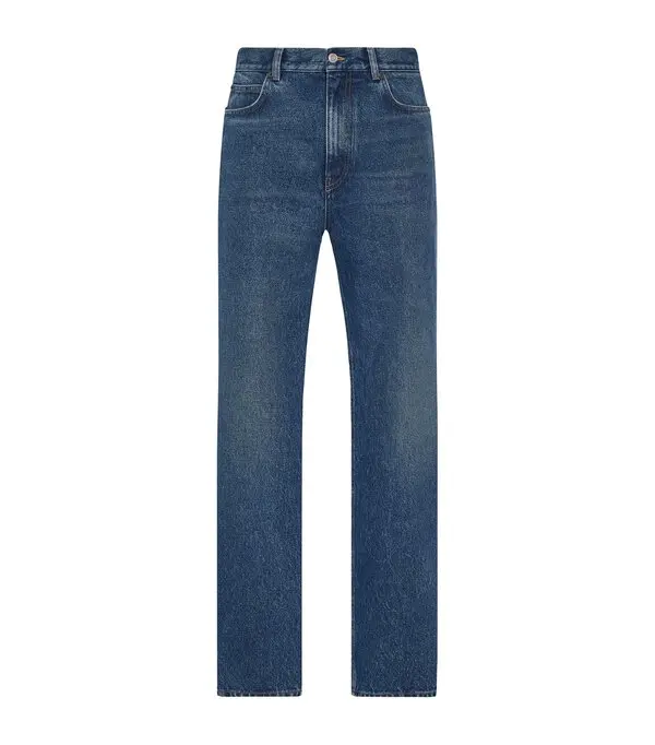 THE ROW Vanya Straight Jeans - Blue