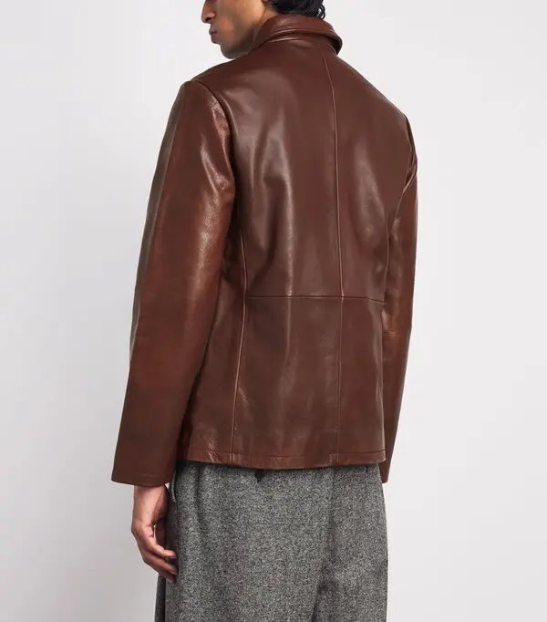 Studio Nicholson Landau Leather Jacket