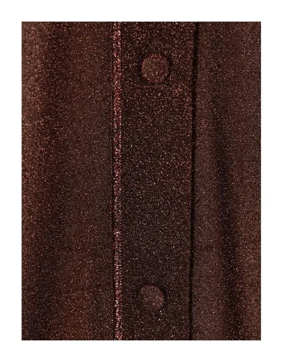 Oseree Oversized Sequin Knit Top