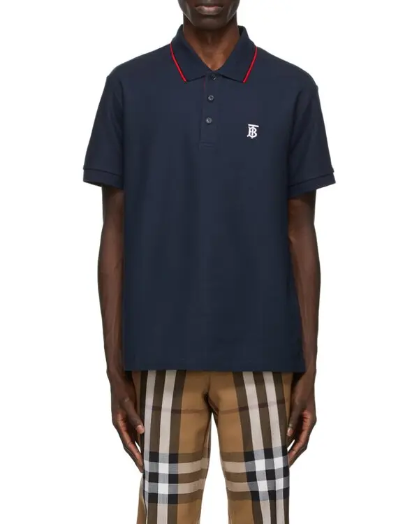 Burberry Icon Stripe Placket Polo Shirt
