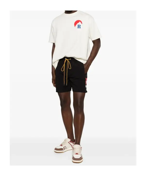 Rhude Drawstring Straight-hem Shorts