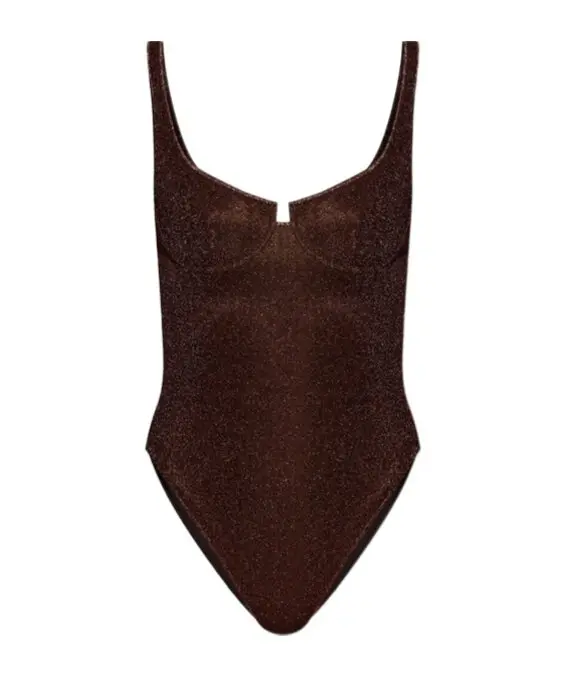 Oseree Beach Swimsuit - Brown