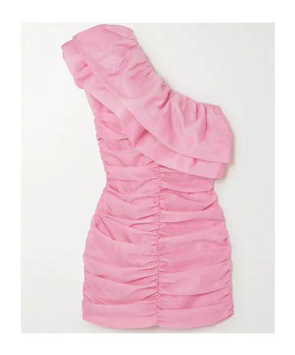 ROTATE BY BIRGER CHRISTENSEN Pink Organza Dress