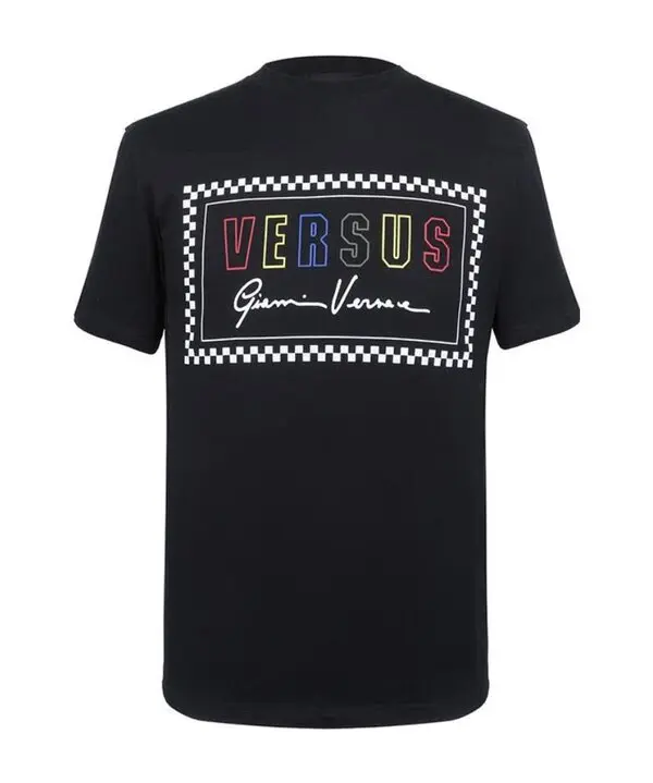 VERSUS Logo T-shirt - Black