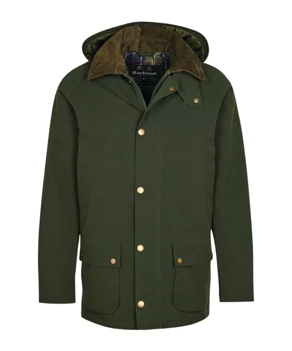 Barbour Button-up Hooded Jacket